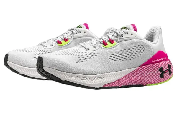 Under Armour Hovr Machina 3 Cn Athletic Sneakers - White/pink
