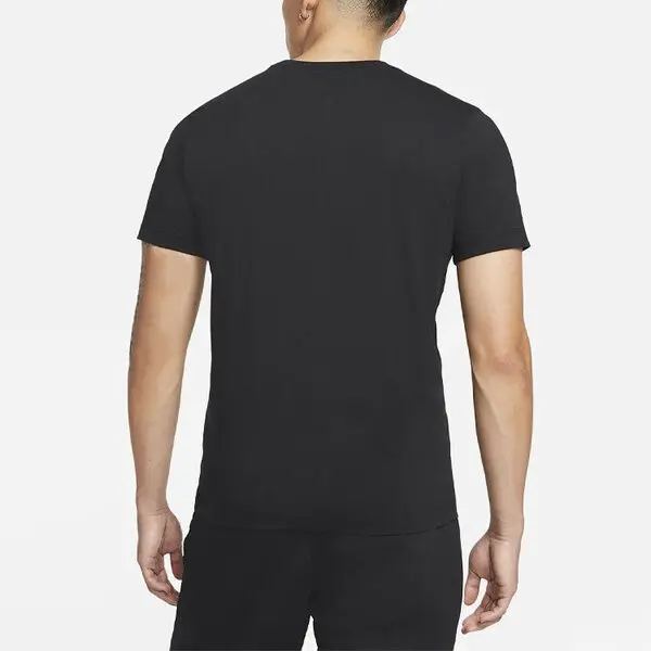 JORDAN Paris Saint-germain Casual Sports Round Neck Short Sleeve - Black