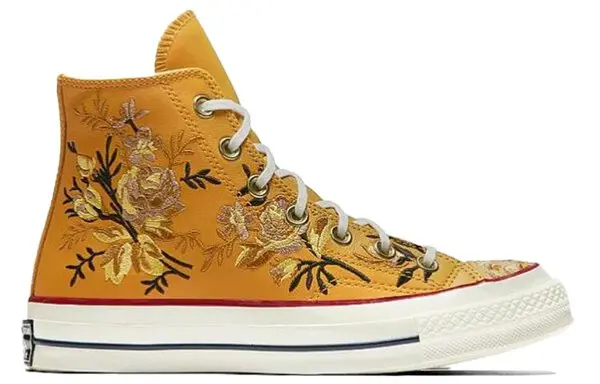 CONVERSE Chuck 70 High Top Sneakers With Floral Embroidery