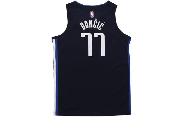 Nike Dallas Mavericks Doncic No. 77 Nba Basketball Jersey 20-21 Season Fan Edition - Dark Blue