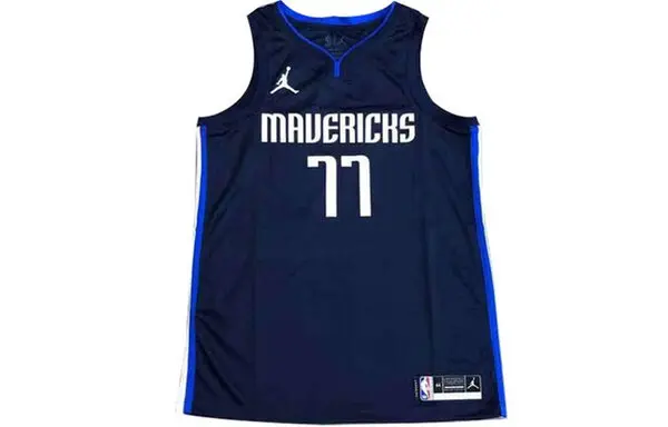 Nike Dallas Mavericks Doncic No. 77 Nba Basketball Jersey 20-21 Season Fan Edition - Dark Blue