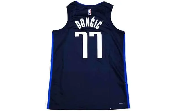 Nike Dallas Mavericks Doncic No. 77 Nba Basketball Jersey 20-21 Season Fan Edition - Dark Blue