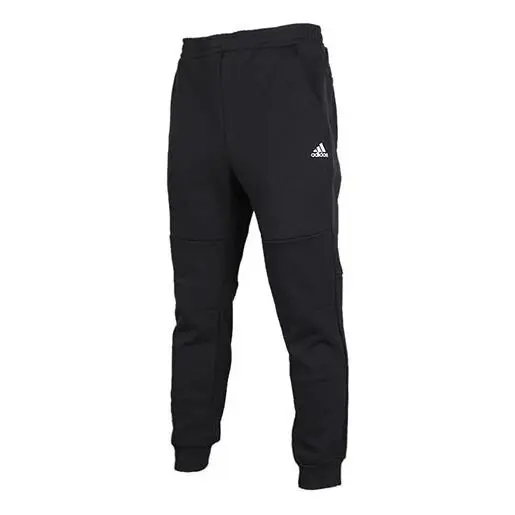 Adidas Ai Pnt Space Casual Sports Knit Long Pants - Black