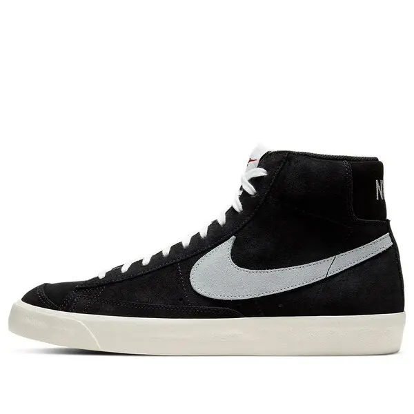 Nike Blazer Mid 77 Suede High Top Sneakers - Black
