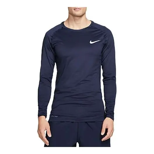 Nike Pro Long Sleeve Training Top - Blue