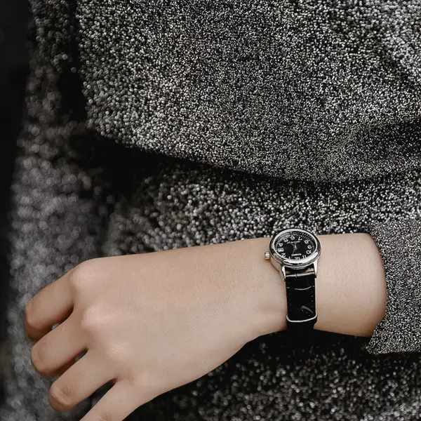 Casio Analog Quartz Watch With Leather Strap