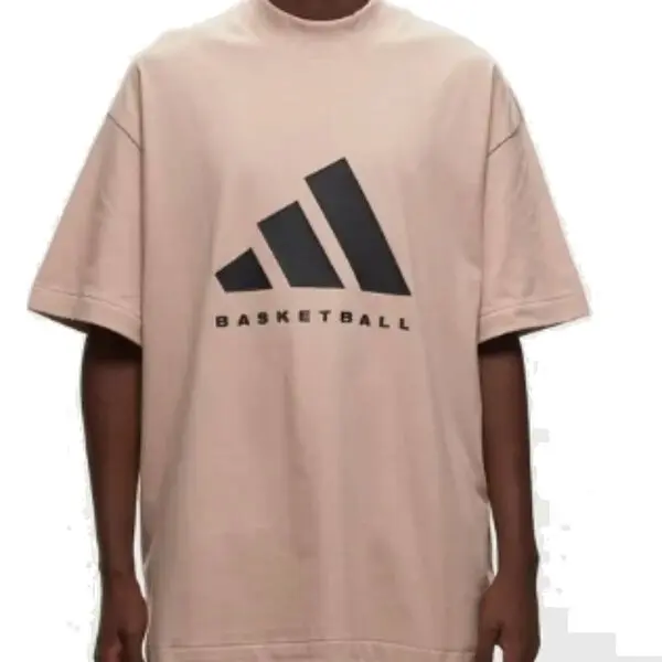 Adidas Basketball T-shirt 'beige Black