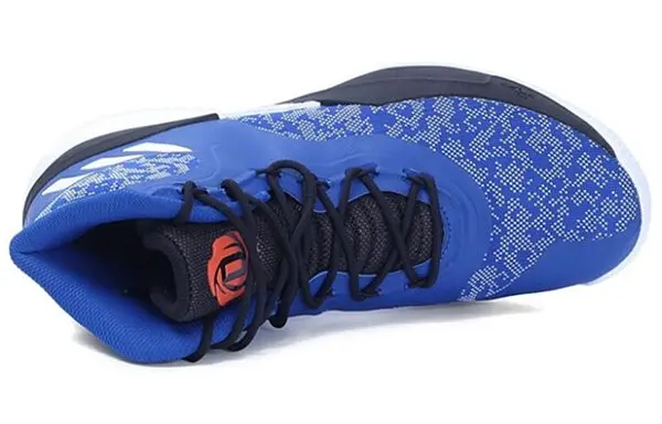 Adidas D Rose High Top Sneakers - Blue/black/white