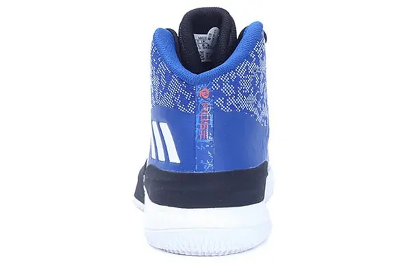 Adidas D Rose High Top Sneakers - Blue/black/white
