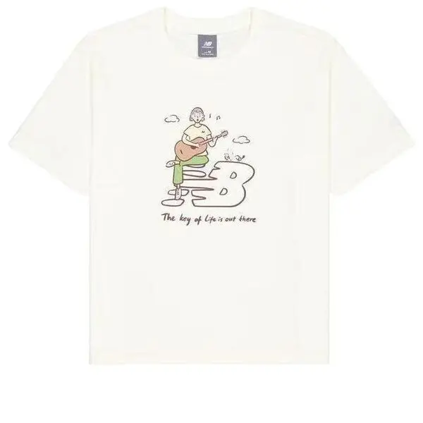 NEW BALANCE X Pk Illustration Graphic T-shirt - Ivory