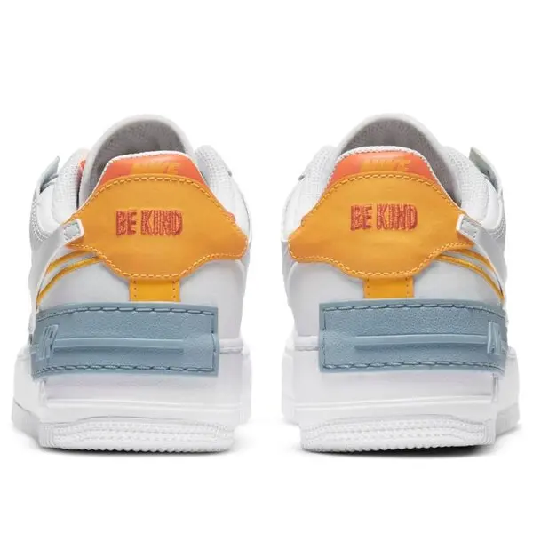 Nike Force 1 Shadow Sneakers - White//orange