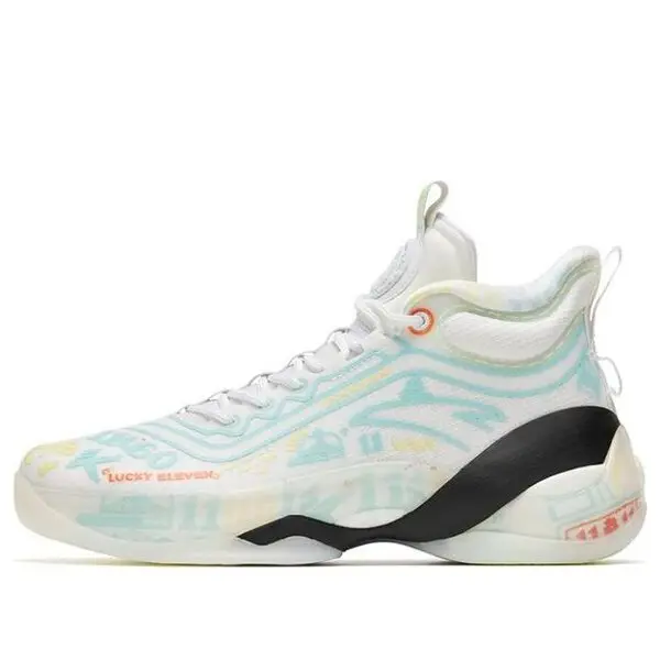 ANTA Klay Thompson Pro "lucky " Basketball Sneakers - White/blue/black