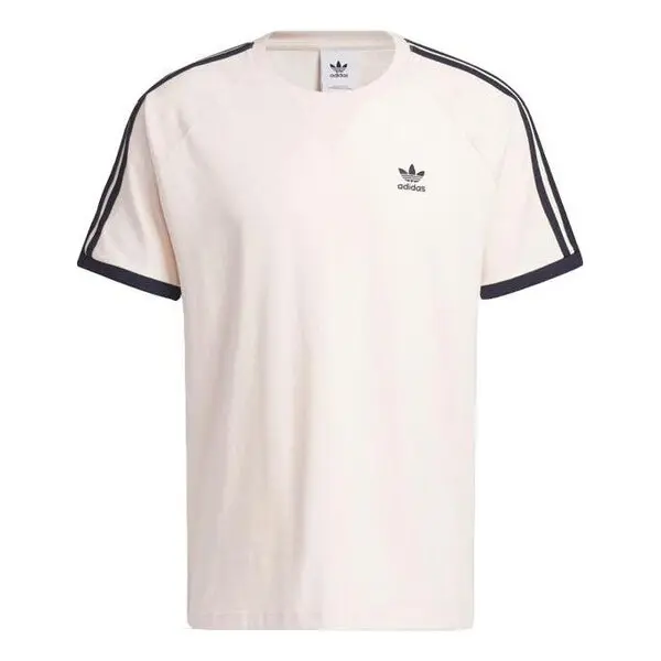 Adidas Originals Sst 3-stripes Tee 'pink - Wonder Quartz/legend Ink