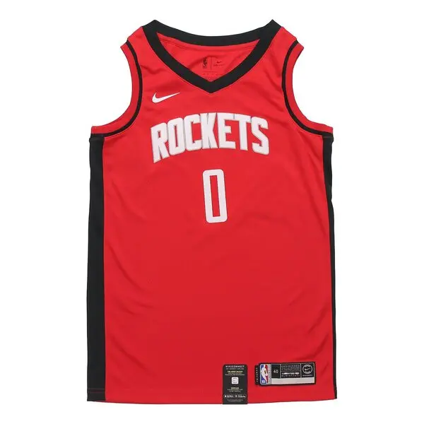 Nike Houston Rockets Russell Westbrook 0 Basketball Jersey - Red