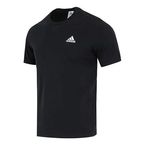 Adidas Essentials Embroidered Small Logo T-shirt - Black