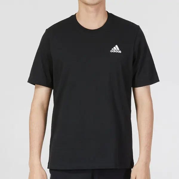 Adidas Essentials Embroidered Small Logo T-shirt - Black