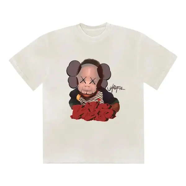 TRAVIS SCOTT X Kaws Utopia I T-shirt - White
