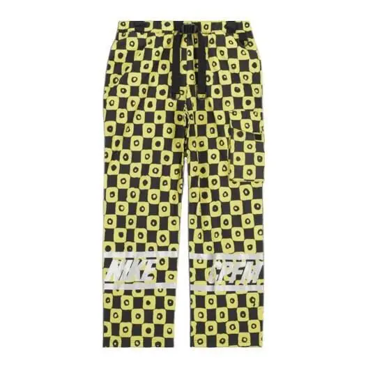 Nike X Cpem Crossover Printed Cargo Pants - Yellow Black