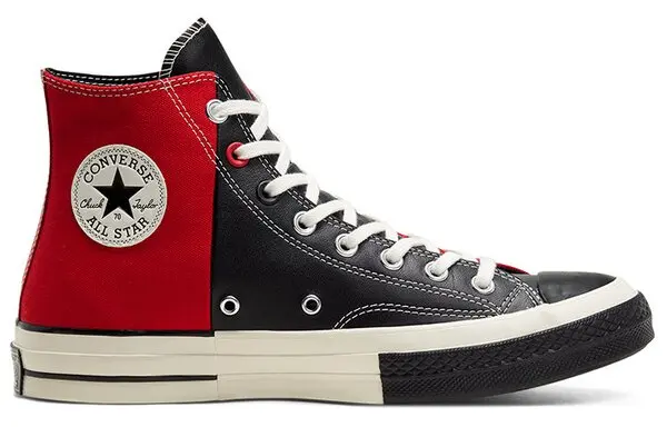 CONVERSE Chuck Taylor All Star 1970s High Top Sneakers - Black/white/red