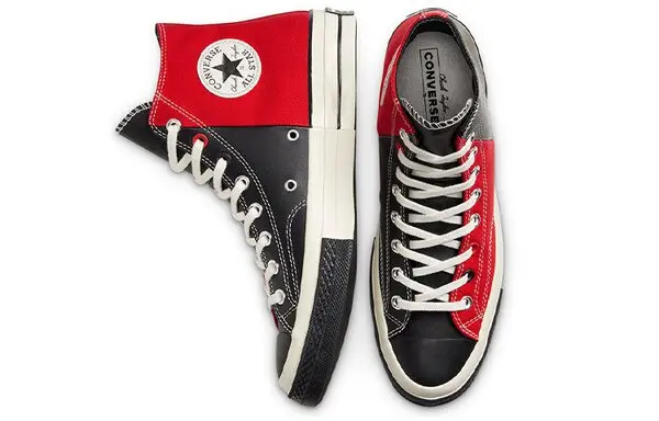 CONVERSE Chuck Taylor All Star 1970s High Top Sneakers - Black/white/red