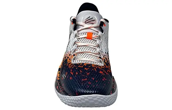 Under Armour Curry 2 Low Flotro "chef Curry" Basketball Shoes - White/black/orange