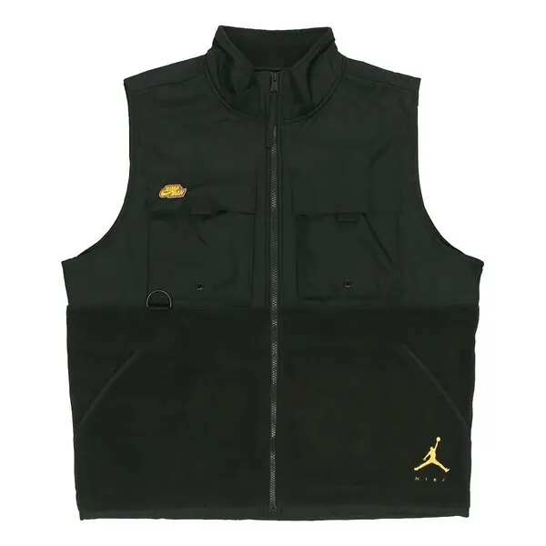 JORDAN Air Fleece Lined Vest - Black