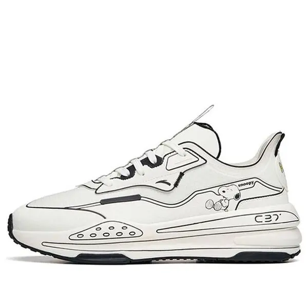 ANTA X Snoopy C37 Sneakers - White/black
