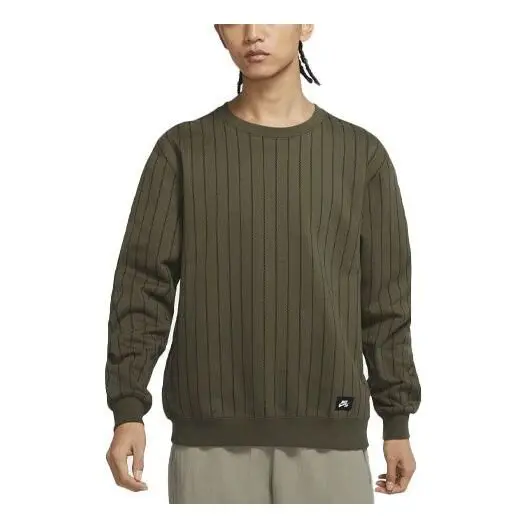 Nike Sb Skateboard Round-neck Sweatshirt - Green