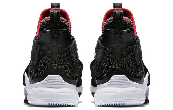Nike Lebron Soldier 12 High Top Athletic Sneakers - Black