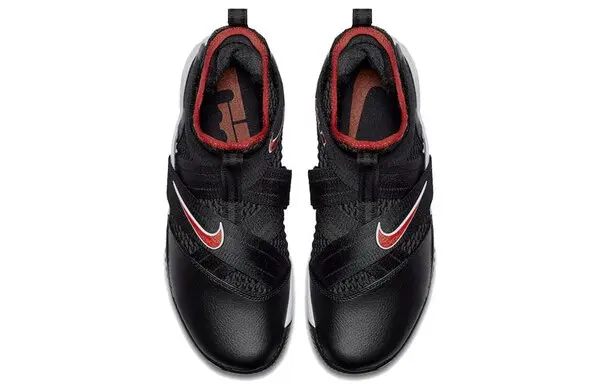 Nike Lebron Soldier 12 High Top Athletic Sneakers - Black