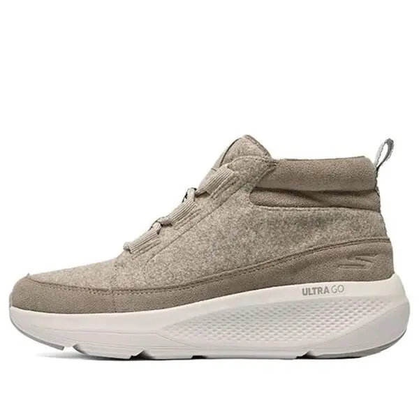 Sketchers Ultra Go High Top Sneakers - Beige/brown