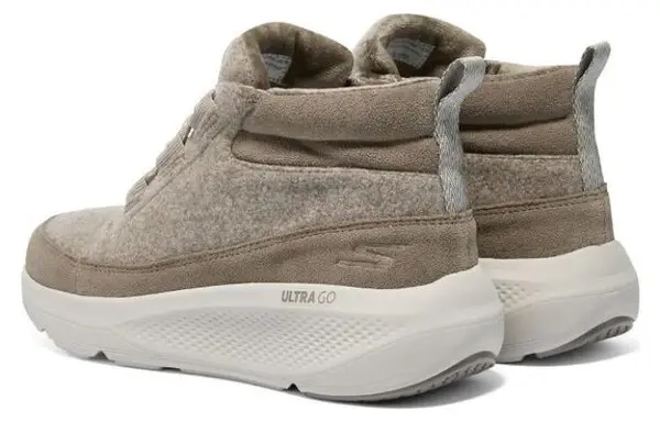 Sketchers Ultra Go High Top Sneakers - Beige/brown