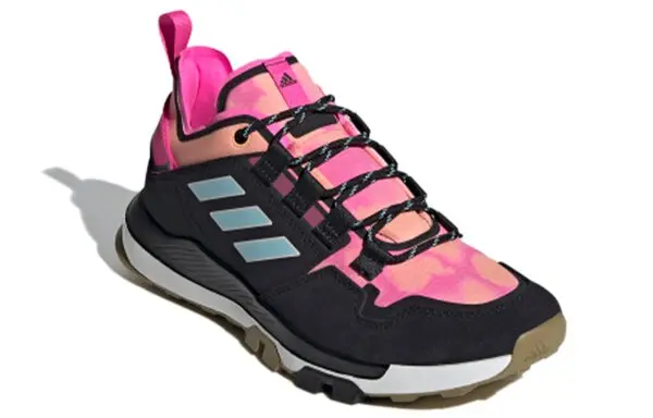 Adidas Hikster Low Athletic Sneakers - Black/pink/blue