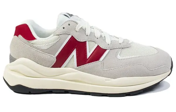 NEW BALANCE 57/40 Athletic Sneakers - Grey/red