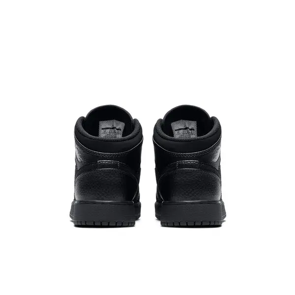 JORDAN 1 Mid "all - Black