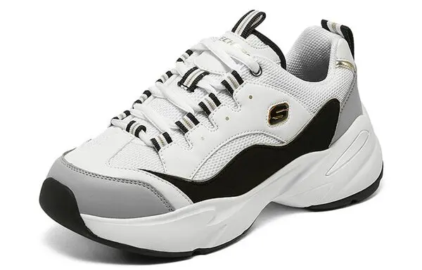 Sketchers D'lites 3.0 Cousin Low Top Sneakers - White/gray