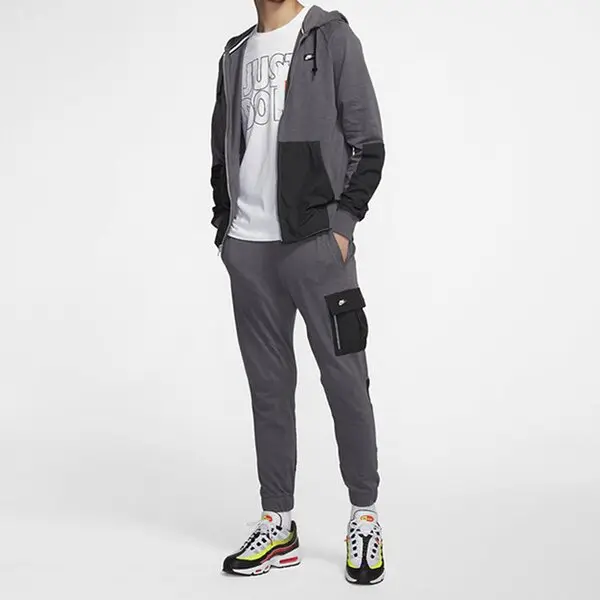 Nike Colorblock Hooded Drawstring Jacket