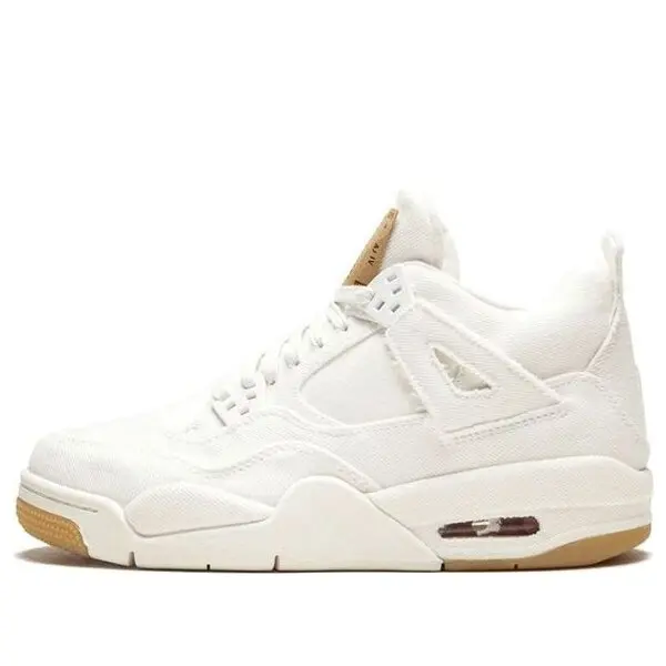 JORDAN Air 4 Retro X Levi's - White Denim