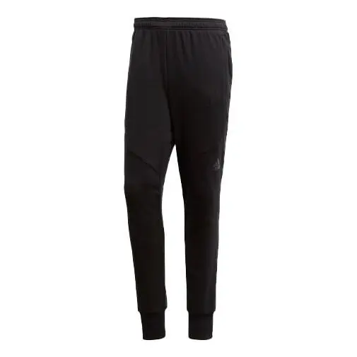 Adidas Zipper Front Bag Exercise Pants - Black