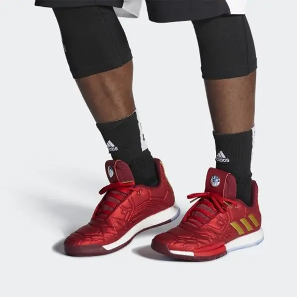 Adidas Marvel X Harden Volume 3 "heroes Among Us: Iron Man" Sneakers - Red