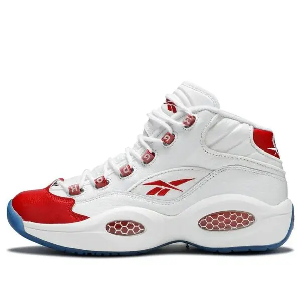 REEBOK Question Mid "white Pearlized Red - White/red
