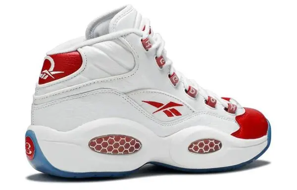 REEBOK Question Mid "white Pearlized Red - White/red