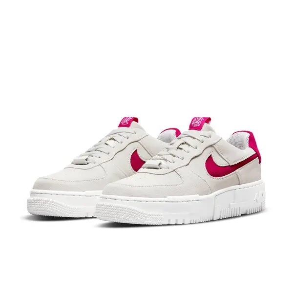 Nike Force 1 Pixel "mystic Hibiscus" Sneakers - White/pink