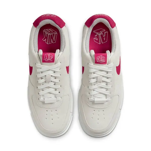 Nike Force 1 Pixel "mystic Hibiscus" Sneakers - White/pink
