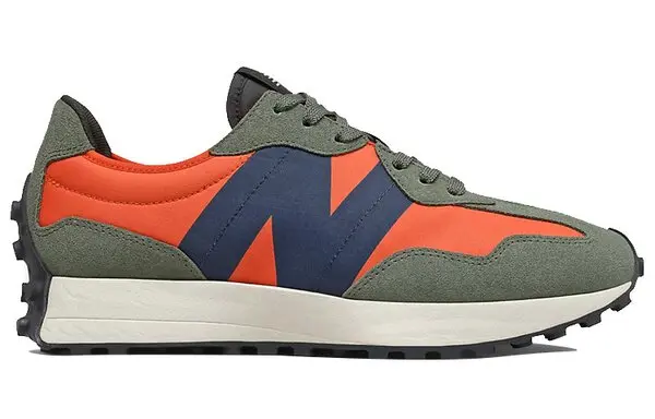 NEW BALANCE 327 Sneakers - Orange/blue/grey