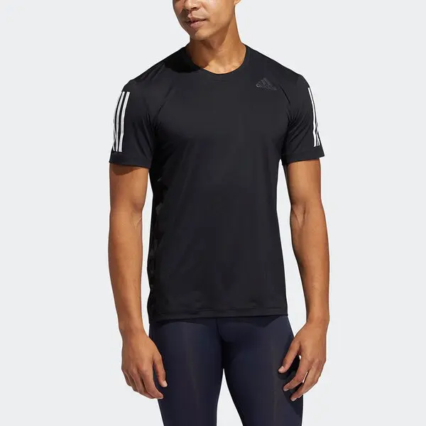 Adidas Sports Crew-neck Short Sleeve T-shirt - Black