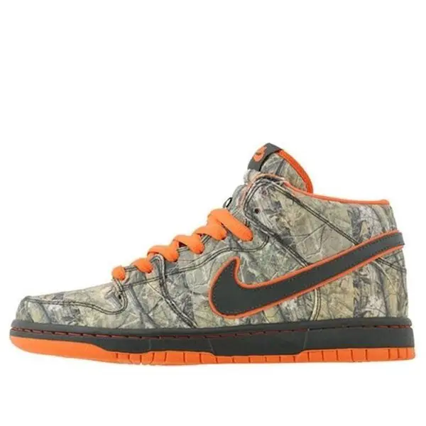 Nike Dunk Mid Premium Sb 'real Tree Camo' Sneakers - Green