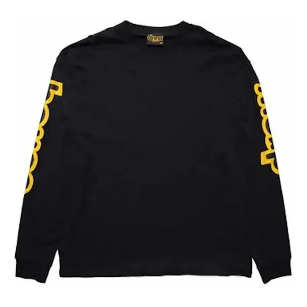 Drew House Hug Long Sleeve T-shirt - Black