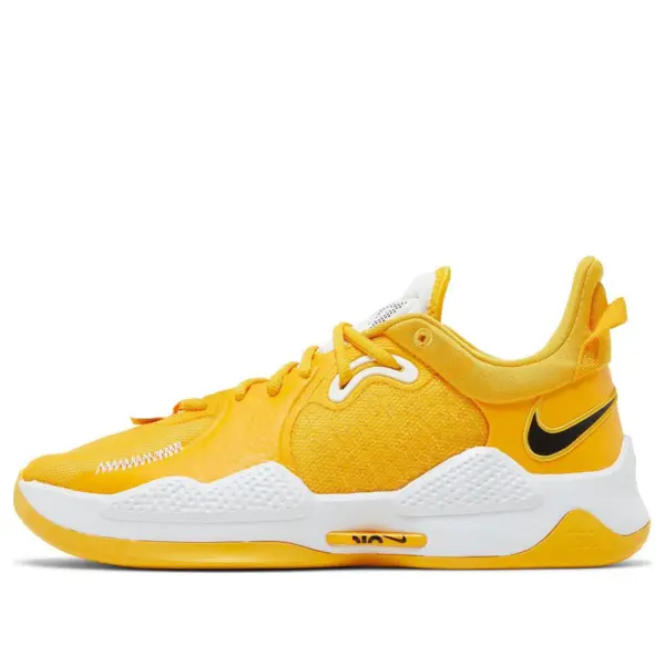 Nike Pg 5 Tb Low Top Sneakers - Yellow/white/black