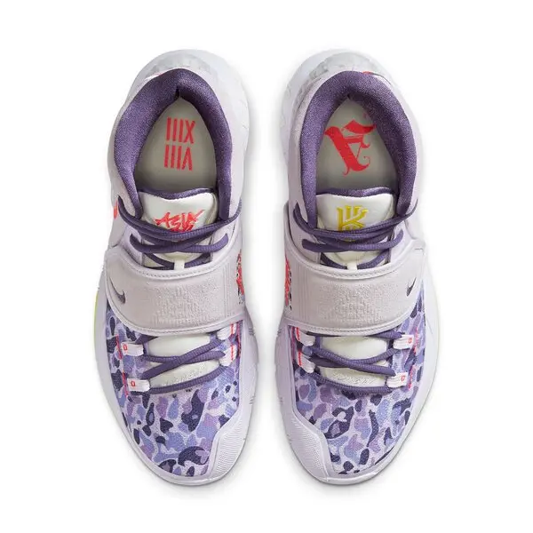 Nike Kyrie 6 'barely Grape' Basketball Sneakers - Purple